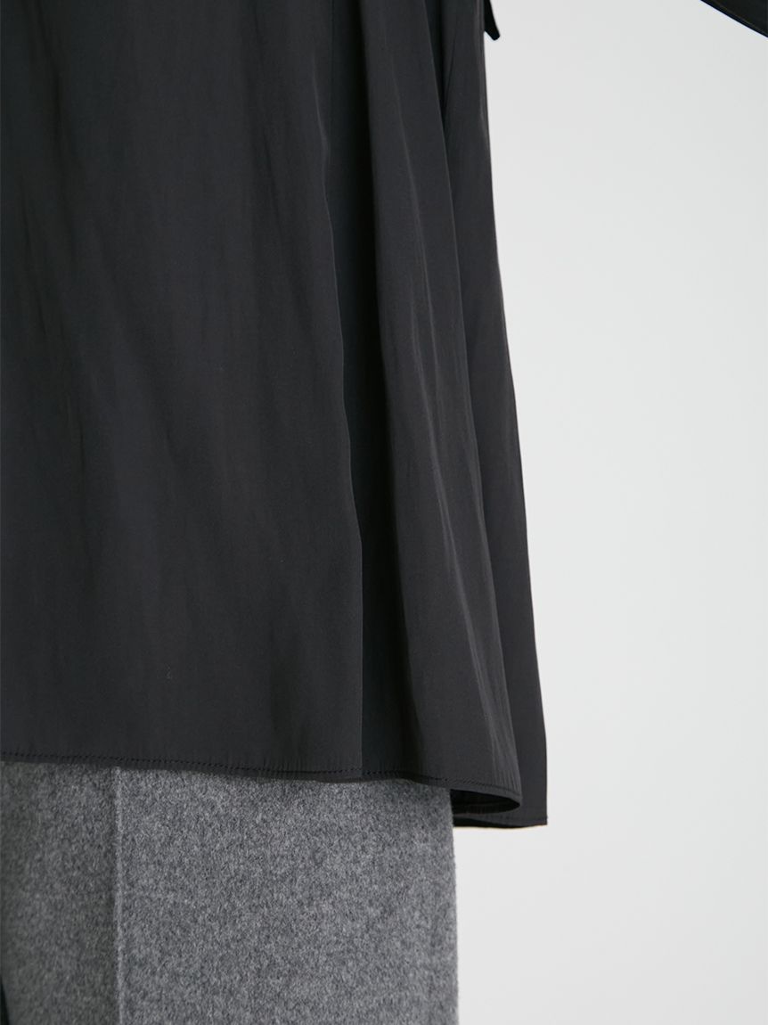 ラッフルプリーツ割線ブラウス(ブラウス・シャツ)｜TOPS（トップス