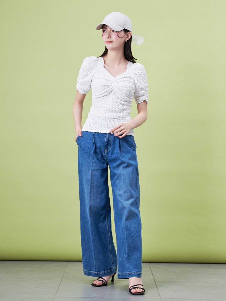CELFORD×Lee】デニムワイドパンツ(ロングパンツ)|PANTS(パンツ CELFORD×Lee】デニムワイドパンツ(ロングパンツ)|PANTS(パンツ