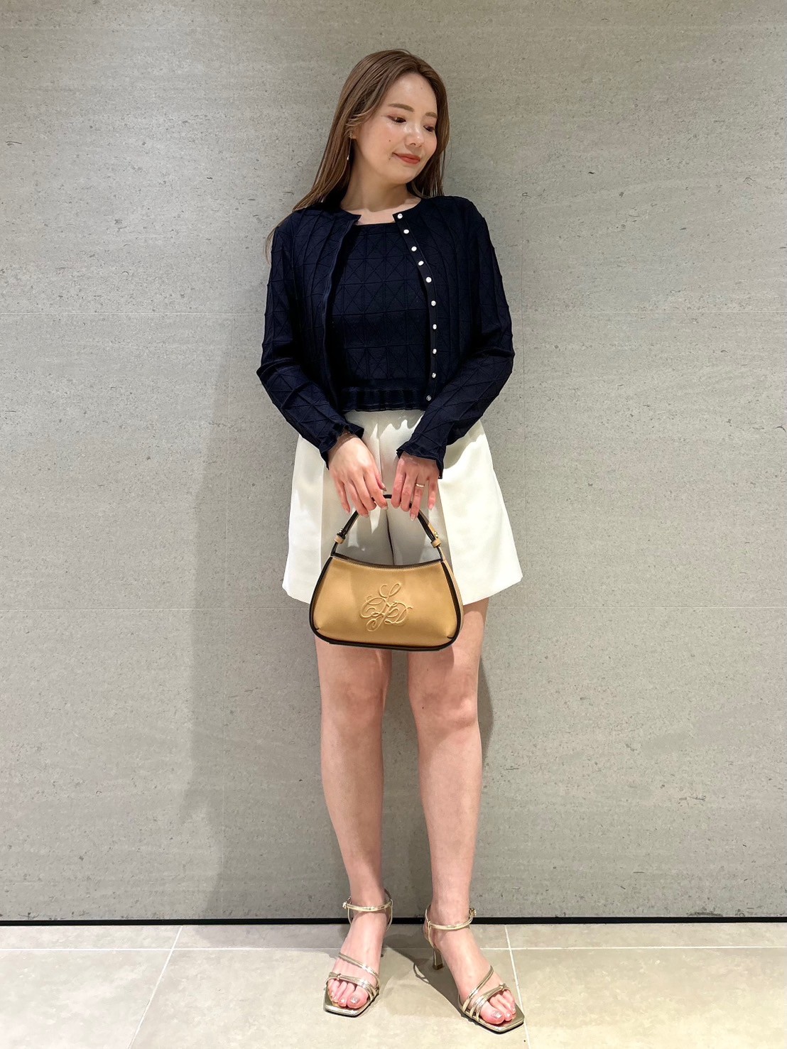 ベルト付きハイウエストショートパンツ(ショートパンツ)|PANTS ベルト付きハイウエストショートパンツ(ショートパンツ)|PANTS