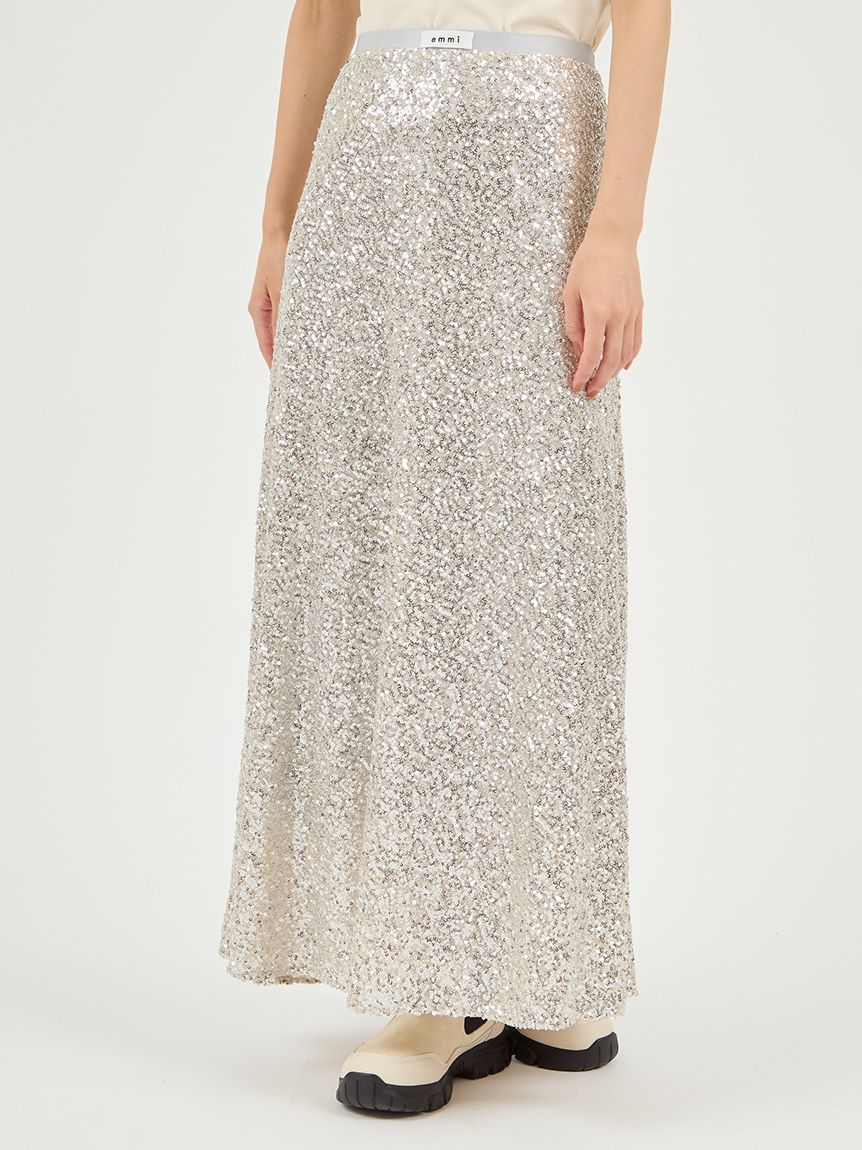 スパンコールナロースカート(ロングスカート)｜スカート｜emmi（エミ