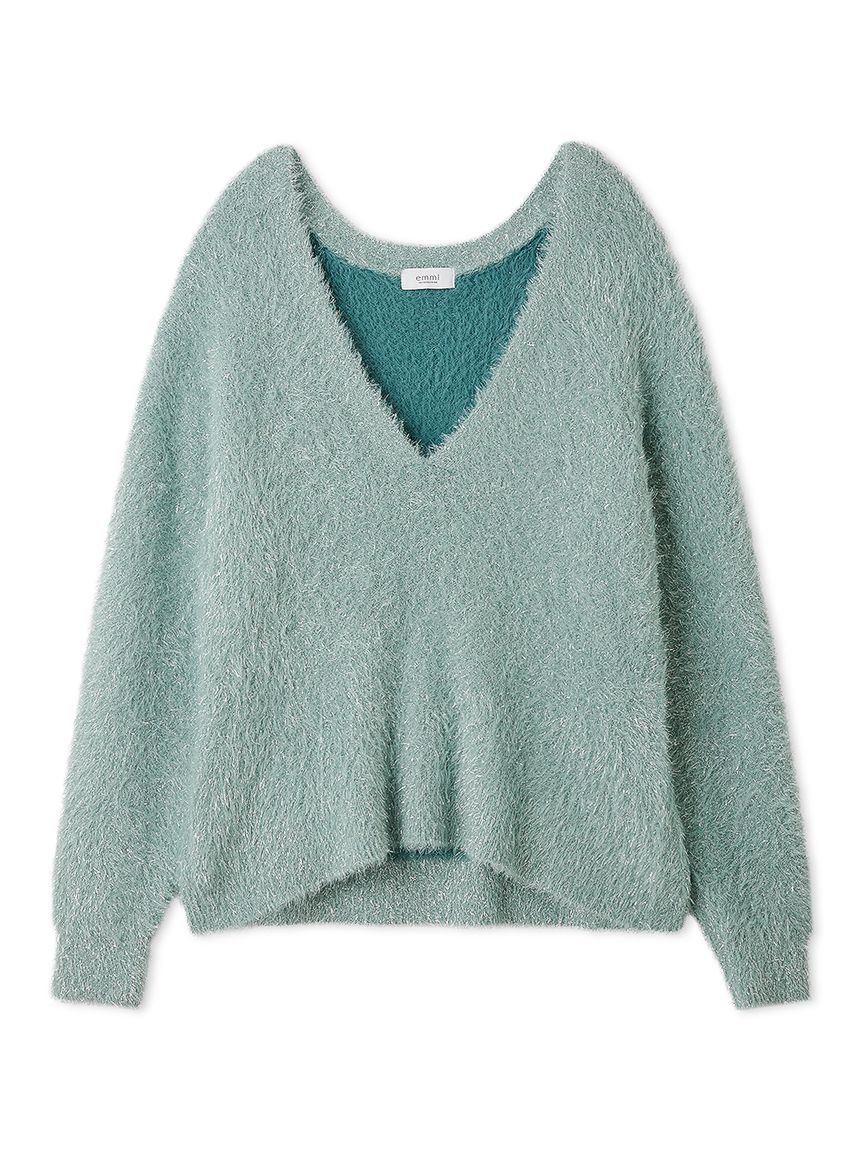フェザーラメニットプルオーバー(ニット)｜トップス｜emmi（エミ）の
