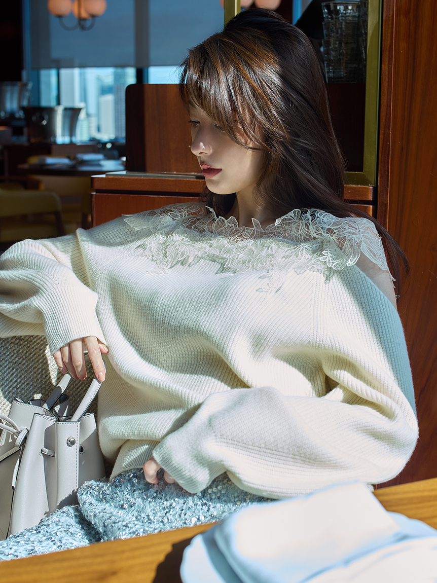 レースオフショルダーカッティングニットの口コミ一覧 | リアルな口コミ・公式サイトのレビューならReviCoポータル