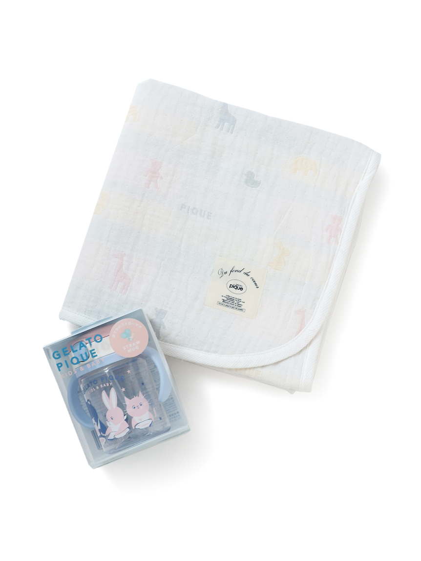 【ラッピング】Babyアニマル柄JQD3重ガーゼブランケット＆ストローマグSETの口コミ一覧 | リアルな口コミ・公式サイトのレビューならReviCoポータル