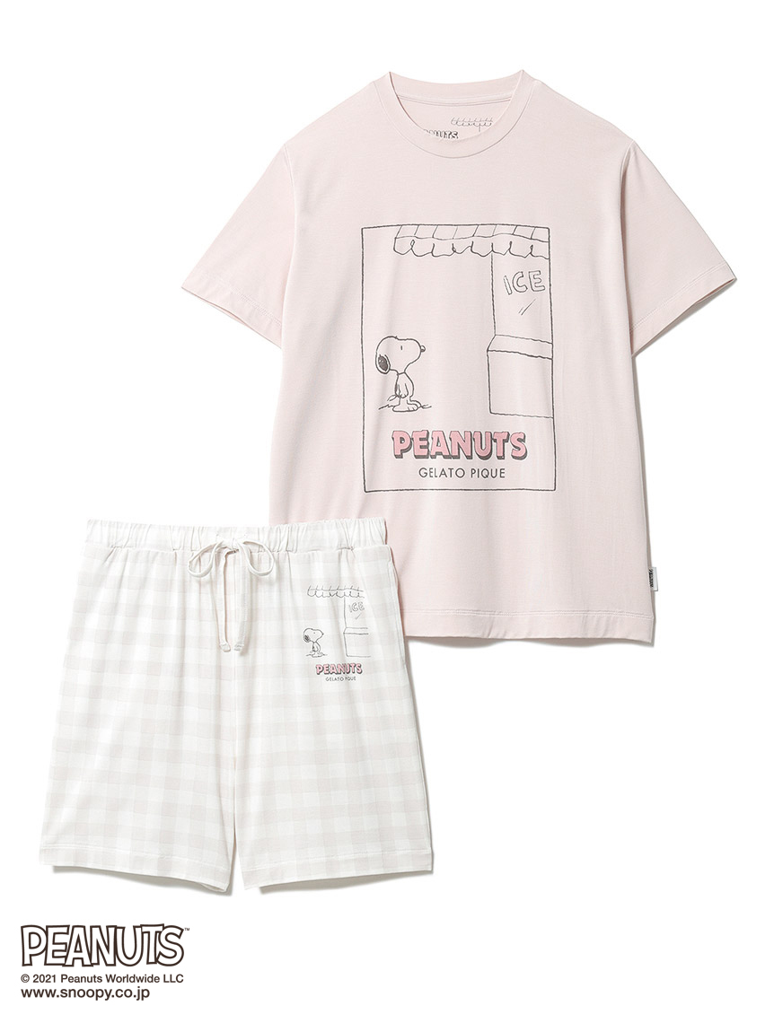 【オフィシャルオンラインストア限定】【PEANUTS】【junior】Tシャツ＆ギンガムショートパンツSETの口コミ一覧 | リアルな口コミ・公式サイトのレビューならReviCoポータル