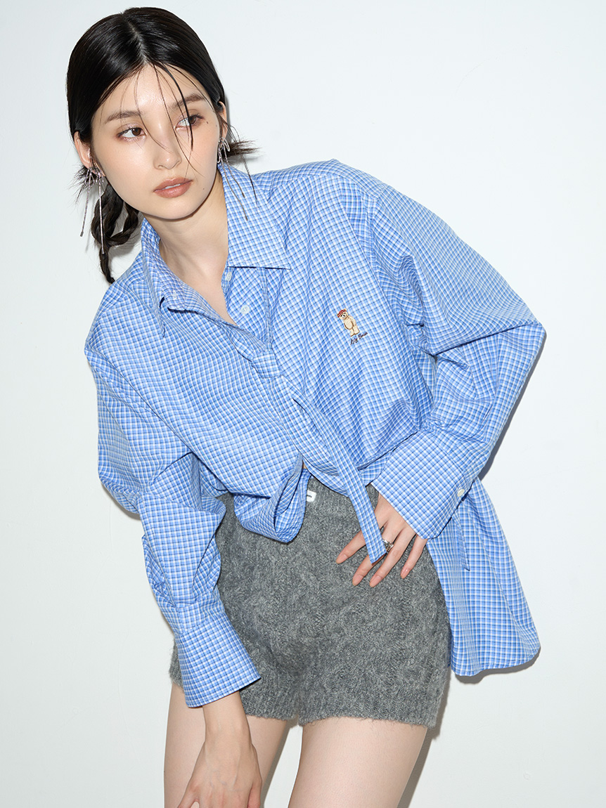 Lily Bearボウタイオーバーシャツ(シャツ・ブラウス)｜トップス｜LILY BROWN（リリーブラウン）の通販サイト【公式】